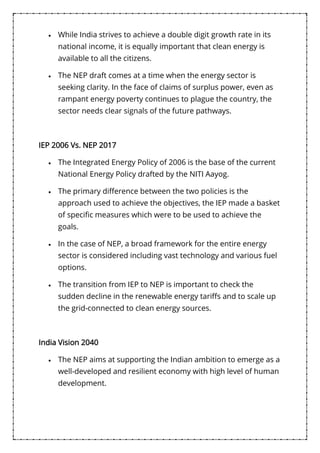 National Energy Policy by Md Sahil Ali. Public Administration | PDF