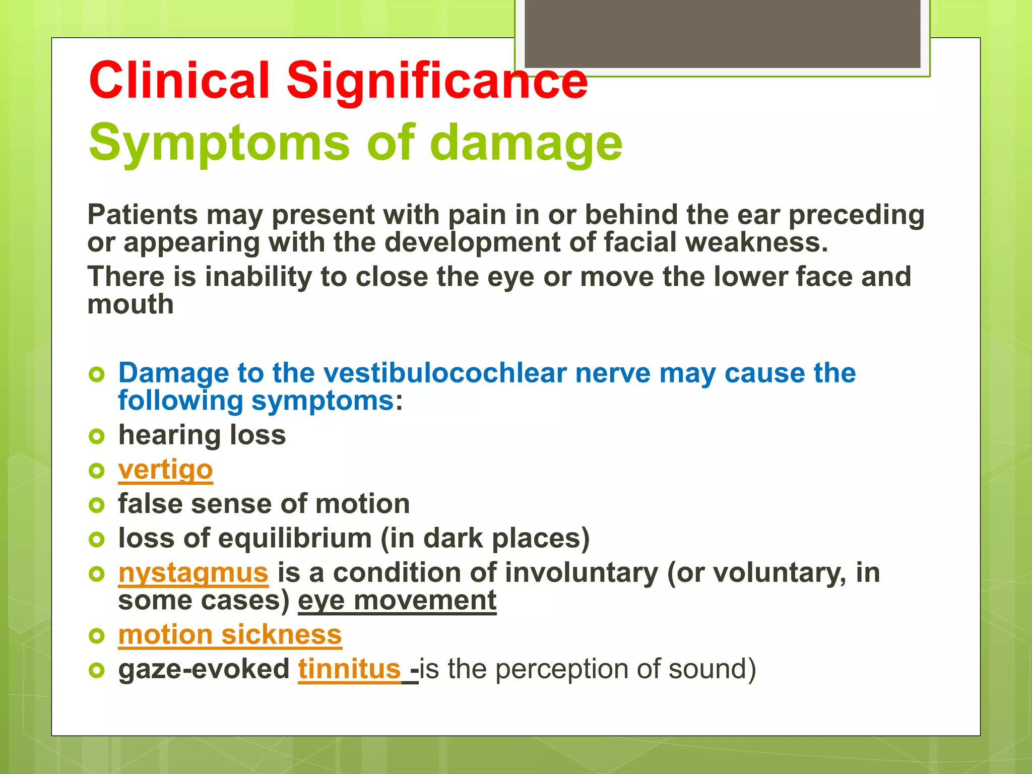 cranial nerve | PPTX