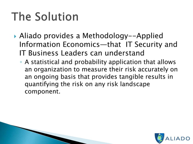 Aliado risk management presentation v3a | PPTX