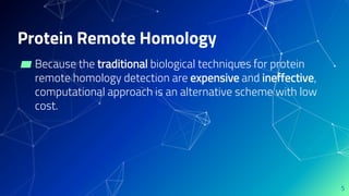Protein Remote Homology Detection | PPTX | Web Development | Internet