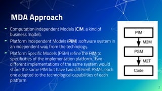 Model-driven architecture (MDA) | PDF