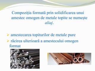 Aliajele fierului | PPTX