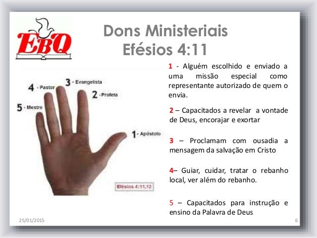 Os 05 Dons Ministeriais