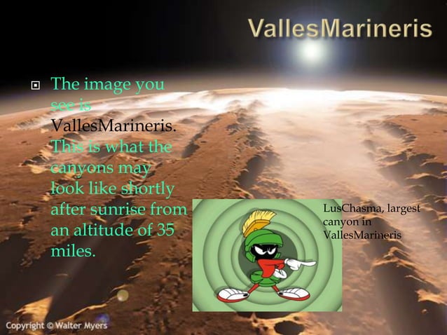 Ali and sarah mars | PPT