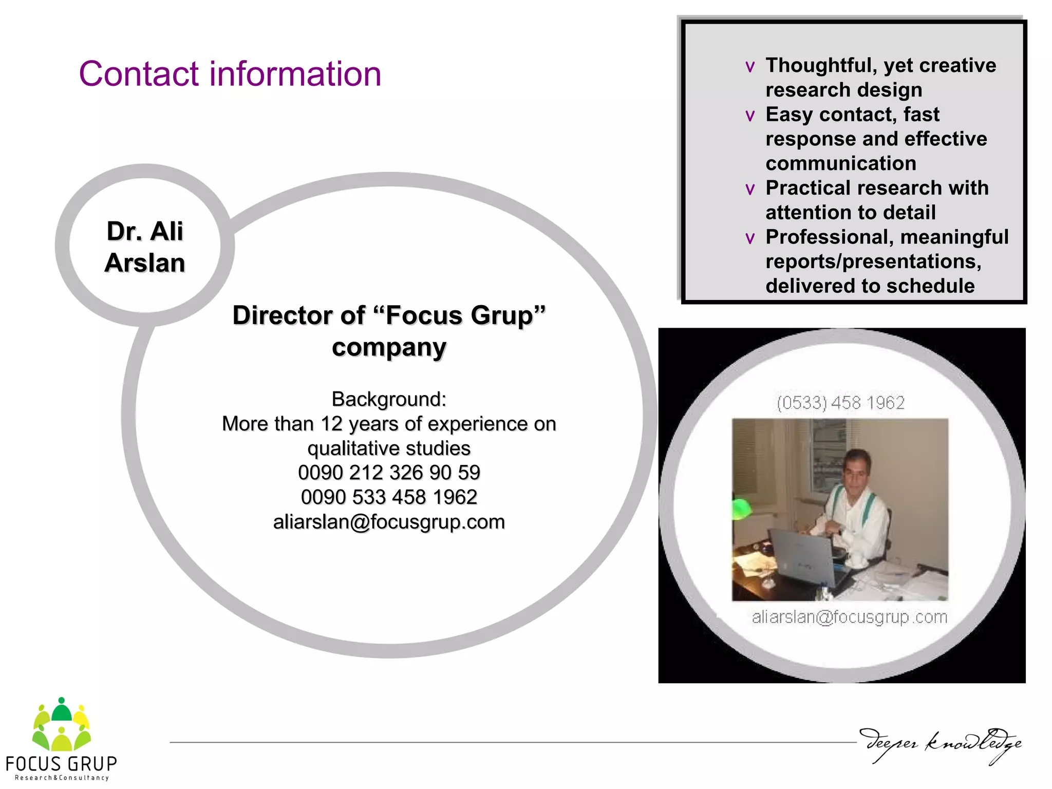 Ali Arslan Qualitative Cv | PPT