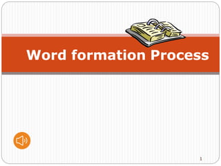 Word Formation process (Linguistics) By Ali Asghar Jatoi | PPTX