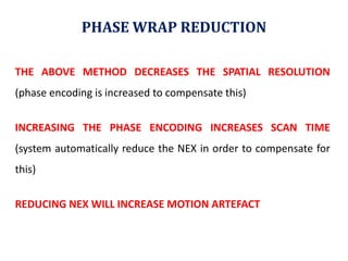 Aliasing or wrap around artifacts | PPTX