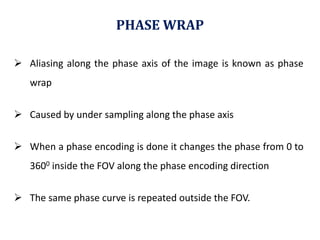 Aliasing or wrap around artifacts | PPTX