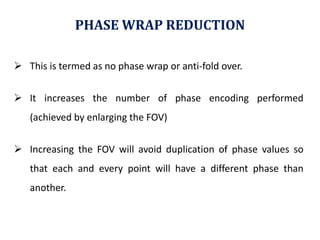 Aliasing or wrap around artifacts | PPTX