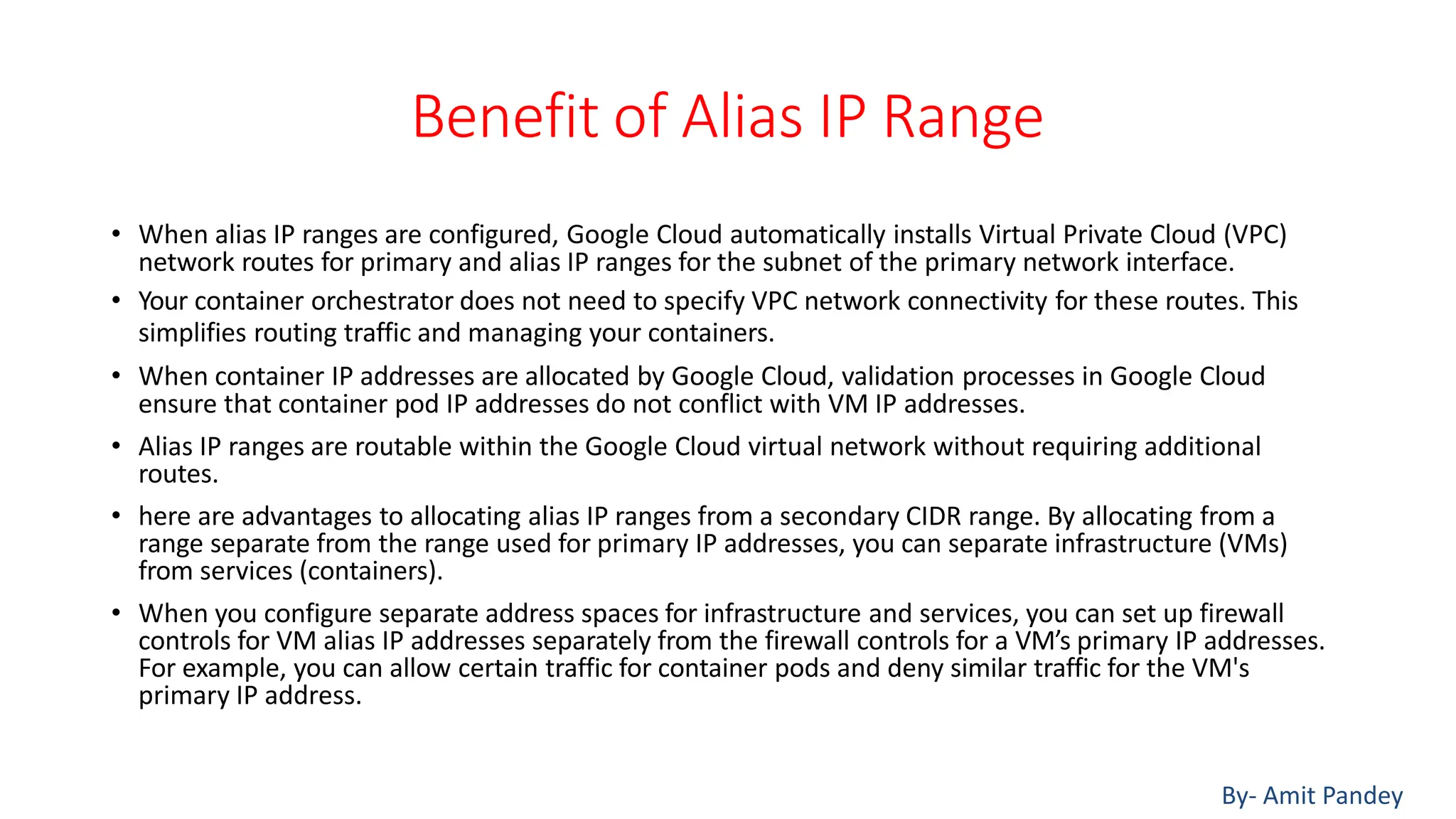 use of Alias IP Range-Google cloud .pptx