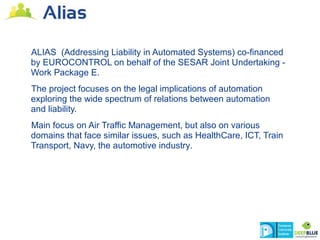 Liabilities and automation in aviation | PPT