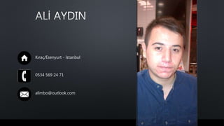 Ali aydin portfolio | PPTX