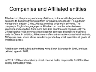 Alibaba group | PPT