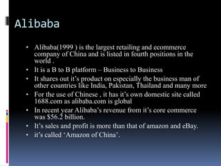 A CASE STUDY ALIBABA.COM