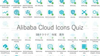 Alibaba Cloud Icons Quiz | PDF
