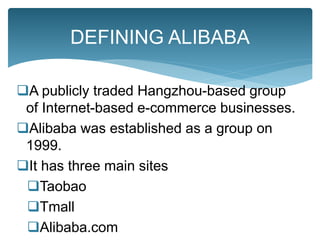 Alibaba Group Holding Ltd | PPT