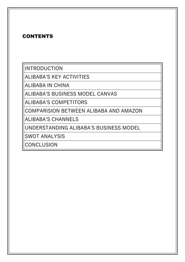 ALIBABA analysis.pdf | Retail Industry | Industries