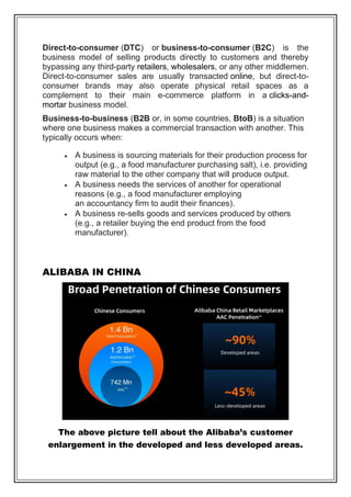 ALIBABA analysis.pdf | Retail Industry | Industries