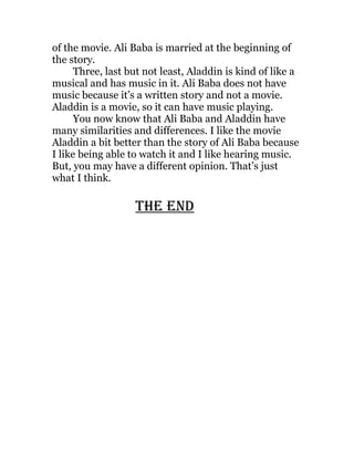Ali baba and aladdin | DOC