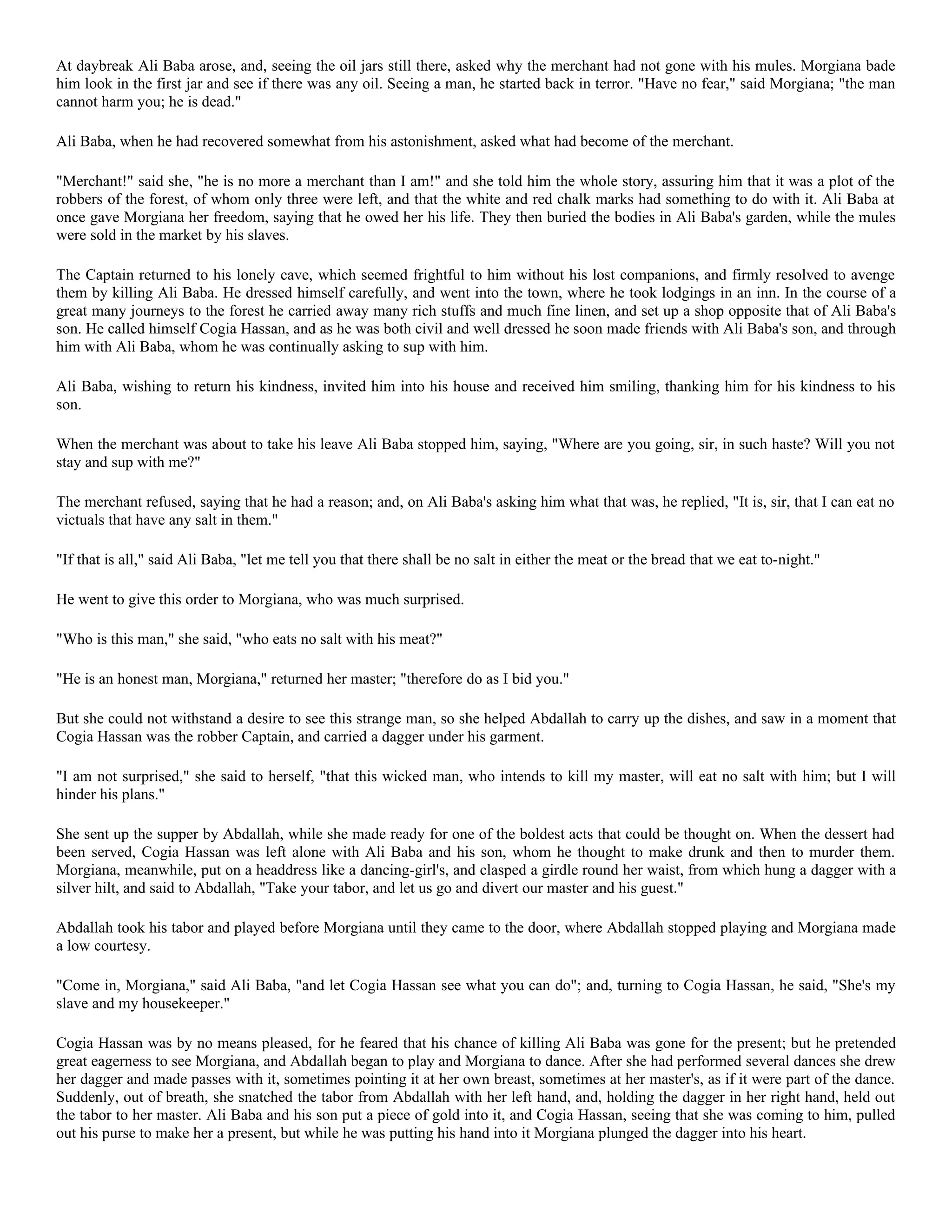 Ali baba and the forty thieves | DOC