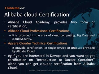 Alibaba cloud for Educators | PPTX