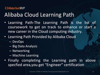 Alibaba cloud for Educators | PPTX