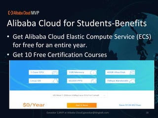 Alibaba cloud for Educators | PPTX