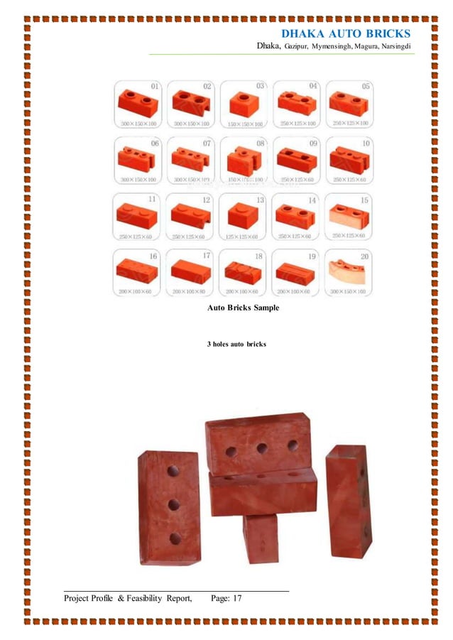 Dhaka Auto Bricks: Auto Bricks Supplier in Bangladesh | PDF