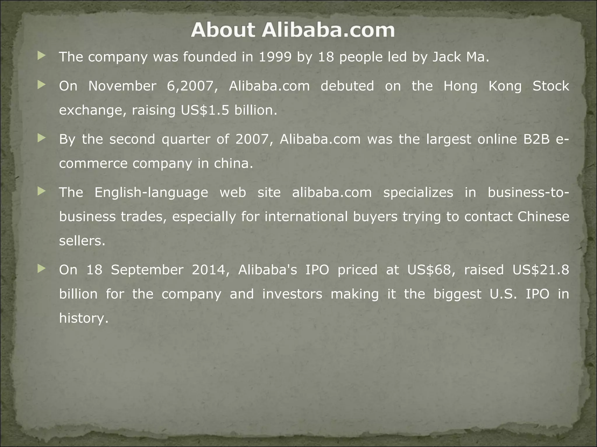 Ali Baba: A Case Study | PPT