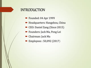 Alibaba group of business | PPTX