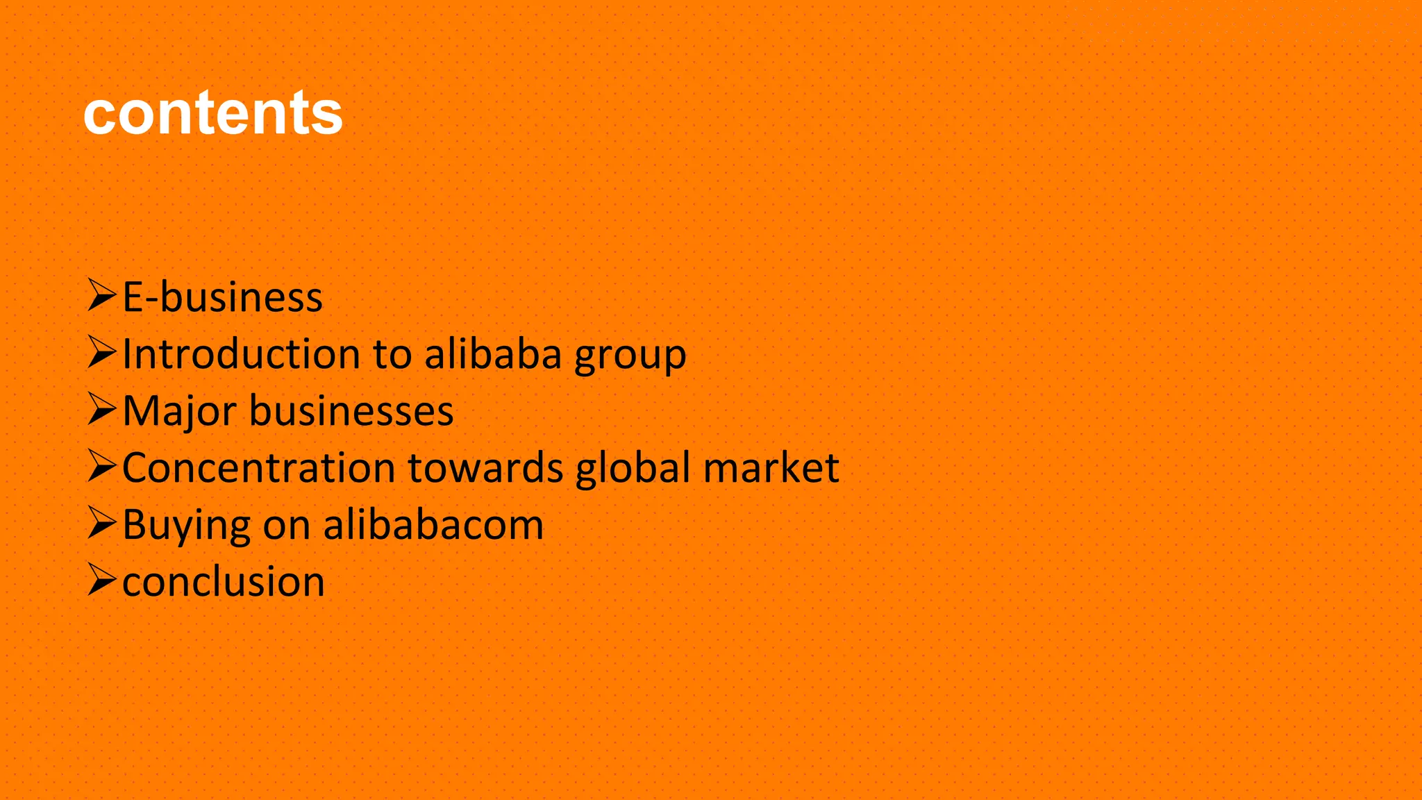 Alibaba group | PPTX