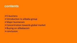 Alibaba group | PPTX