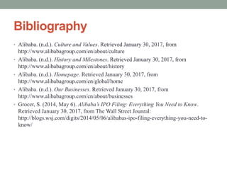 Alibaba group | PPTX | Business Administration | Business