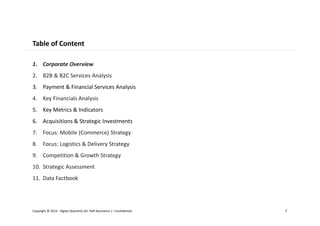 Alibaba Group - Strategic Analysis - Overview | PPT