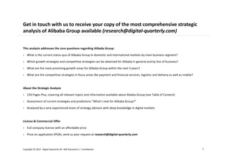 Alibaba Group - Strategic Analysis - Overview | PPT