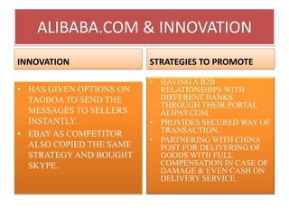 Alibaba-The Biggest Merchant | PPTX