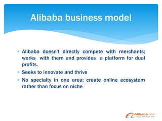 Alibaba One-Off Experiences Business Model | PPTX