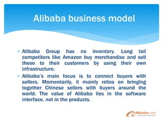 Alibaba One-Off Experiences Business Model | PPTX
