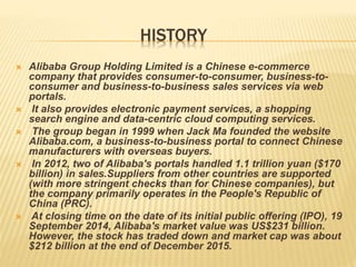 Alibaba ppt | PPTX