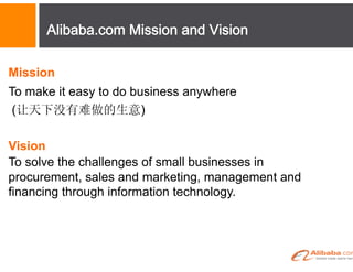 Alibaba Vision and Mission | PPT