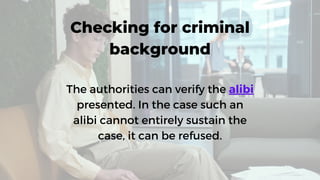 Alibi for a criminal case in UK | PPT