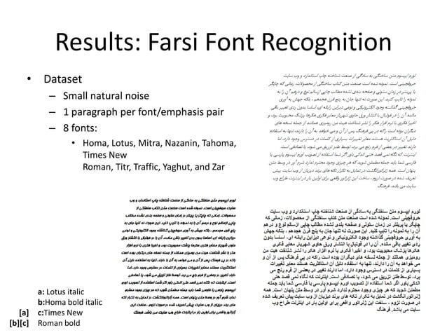 Classification of Fonts and Calligraphy Styles based on Complex Wavelet ...