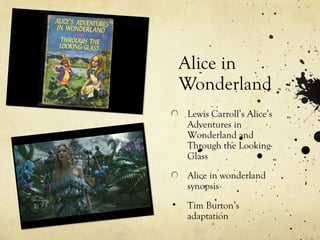 “A Trip of Alice in Wonderland” Textual and Contextual Analysis | PPT ...