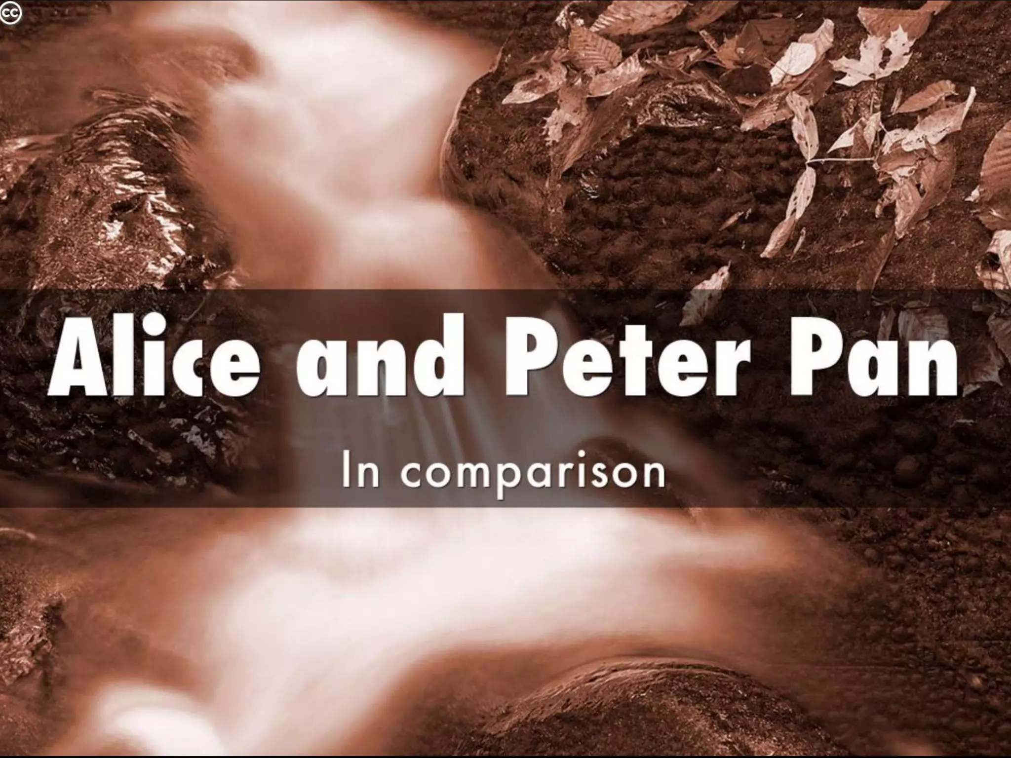 Alice and peter pan | PPT