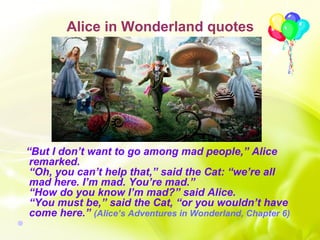 Lewis Carroll "Alice: Through the looking Glass" | PPT