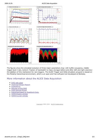 Alice data acquisition | PDF