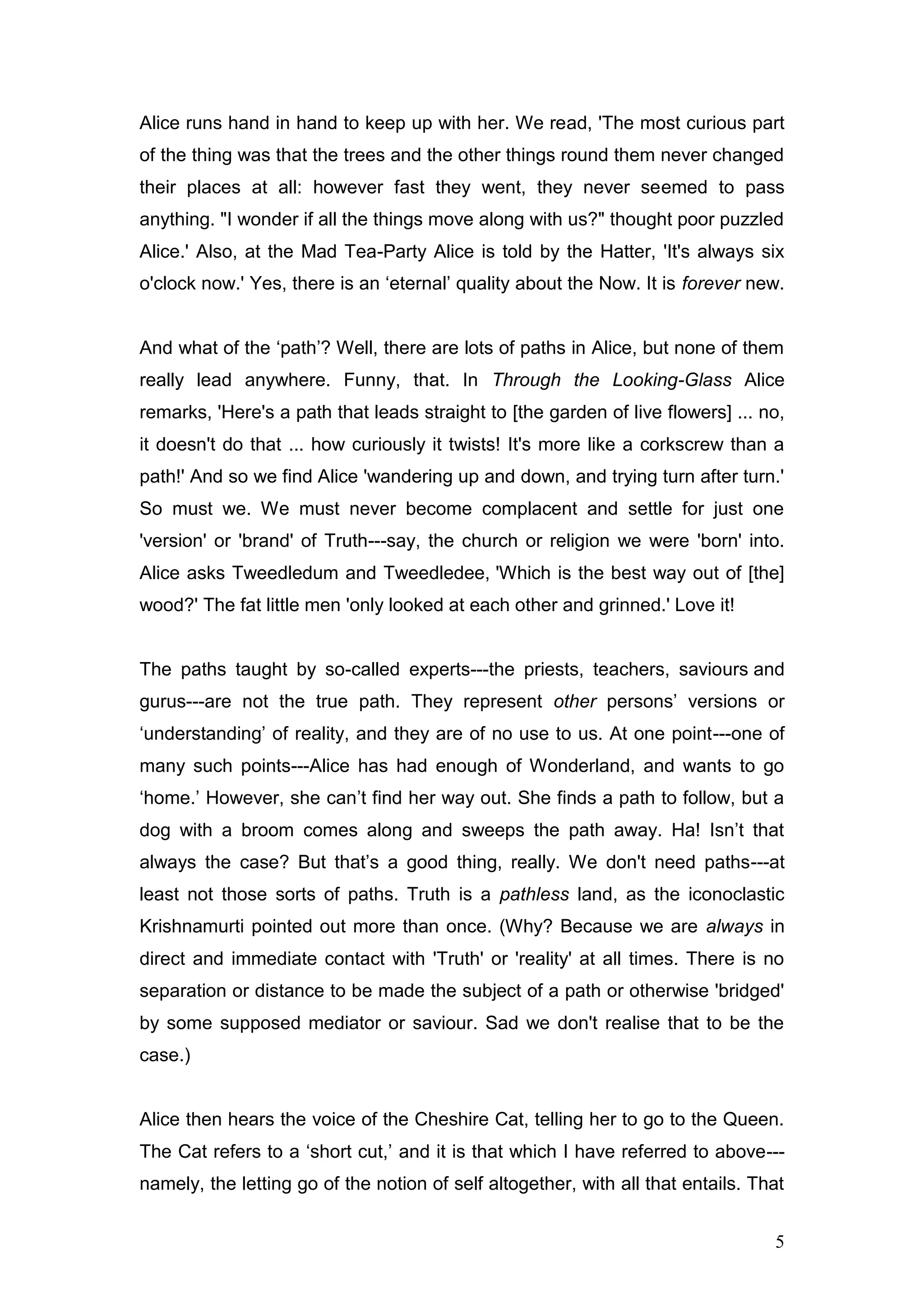 ALICE IN WONDERLAND: THE ANCIENT WISDOM | PDF