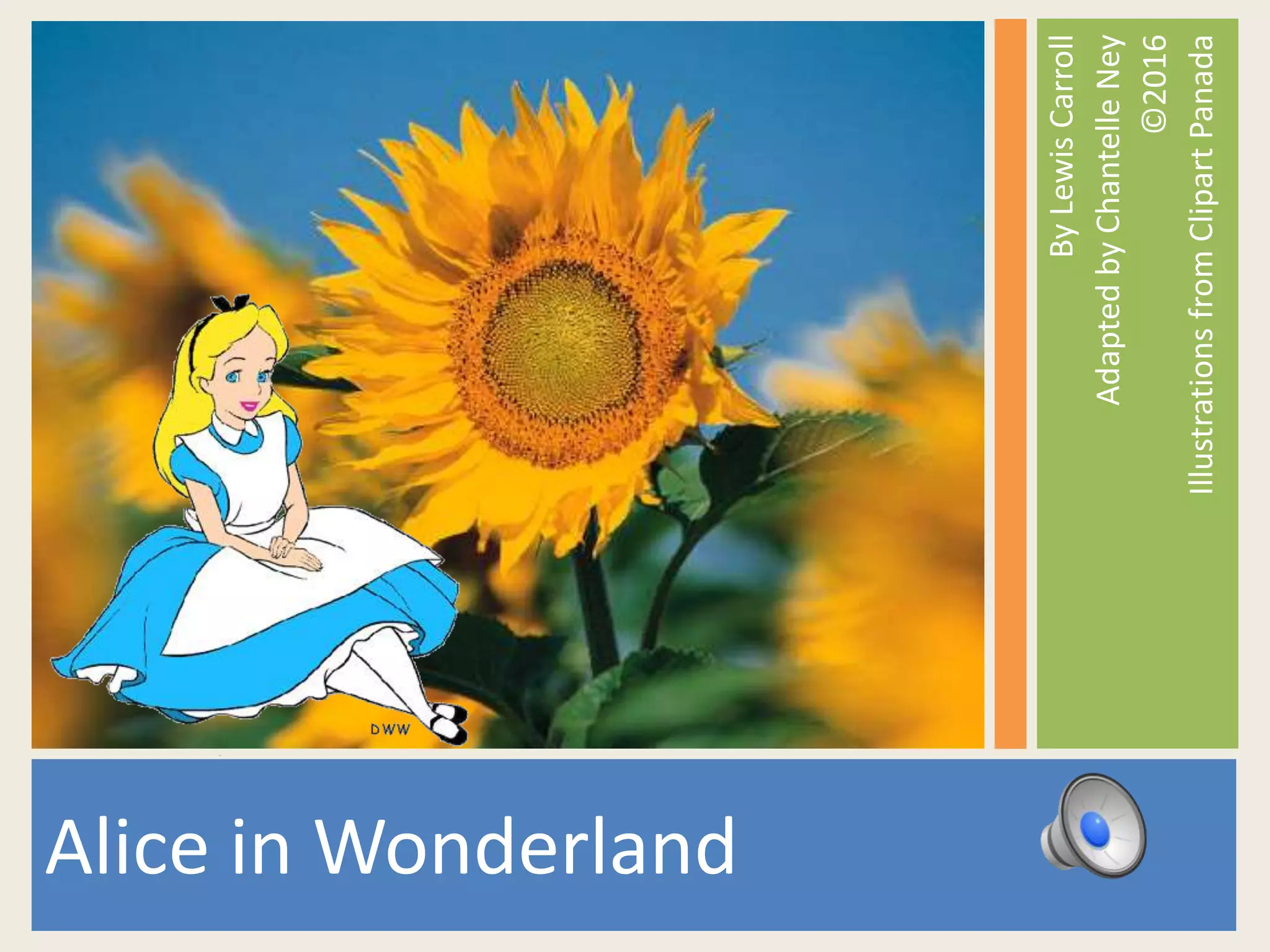 Alice in wonderland adapted | PPTX