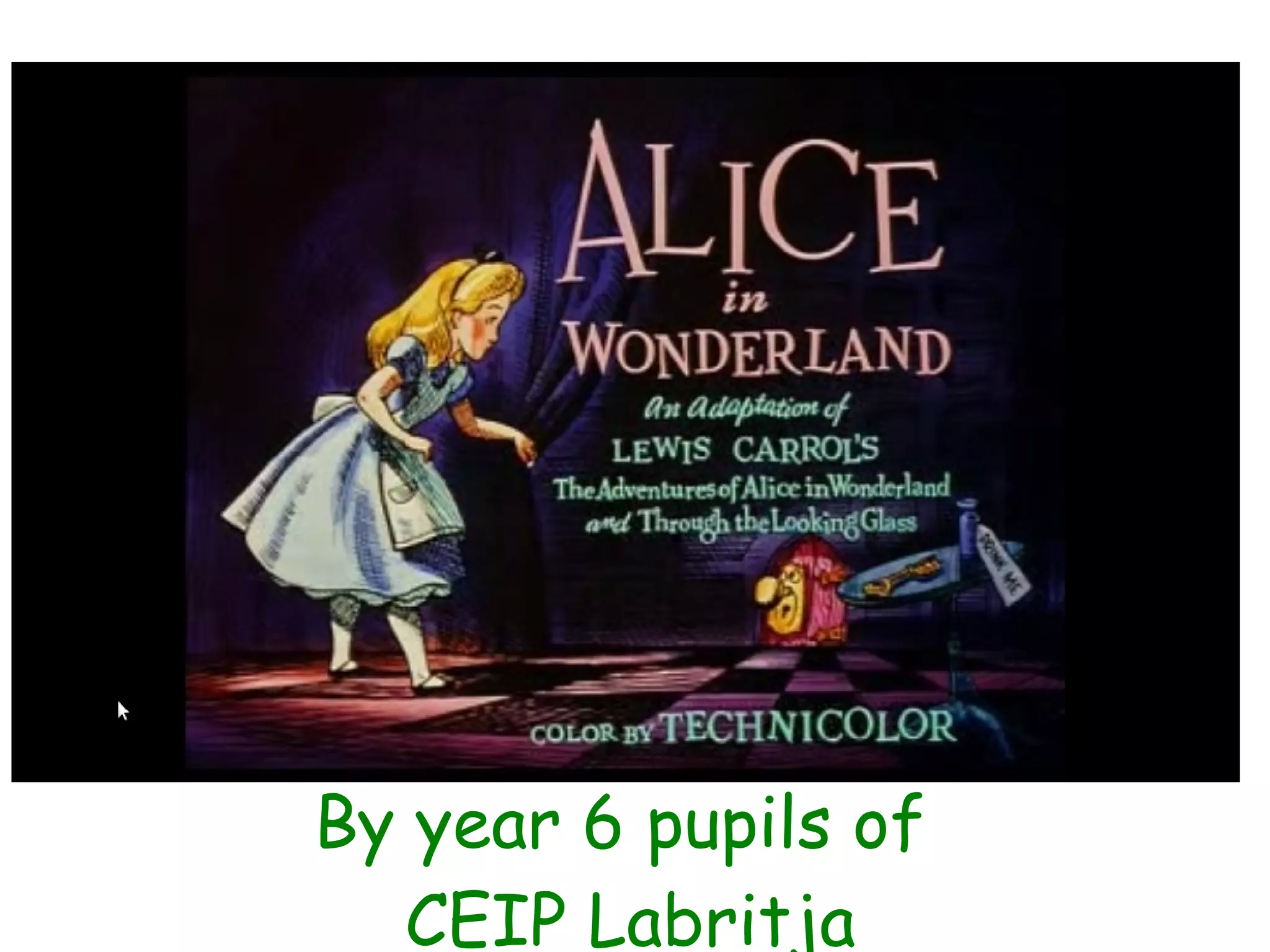 Alice in Wonderland 6è | PPT