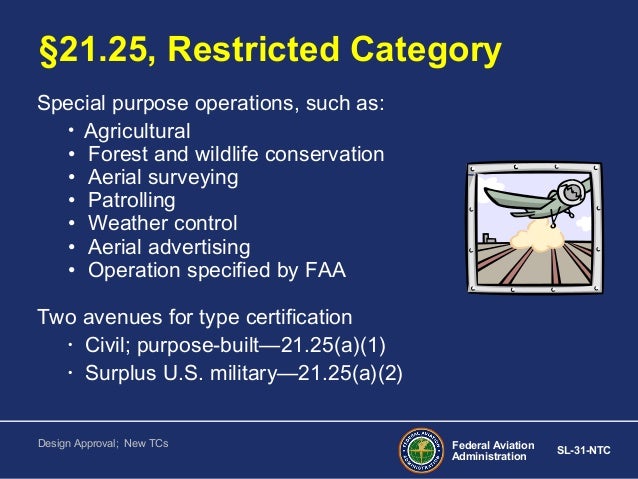 Aircraft Certification and Type of Certificates 3-9-13